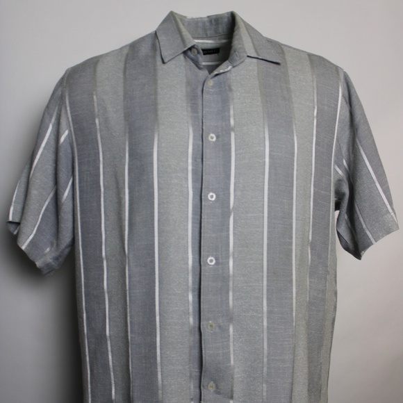 Bassiri | Shirts | Bassiri Limited Collection Xl Striped Button Front ...